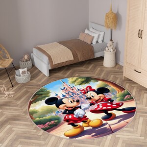 Mickey Mouse Rug,minnie Mouse Rug,fairytale Kids Rugs,sleeping Minnie ...