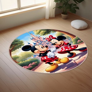 Mickey Mouse Rug,minnie Mouse Rug,fairytale Kids Rugs,sleeping Minnie ...