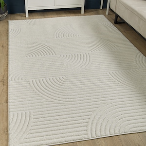 Soft Boho Rugs, Cream Rug for Living Room, Cream Boho Rug, Nordic Area ...