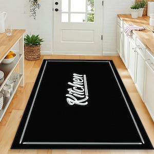 Kitchen Carpets, Non-slip Kitchen Mat, Washable Non-slip Kitchen Rug ...