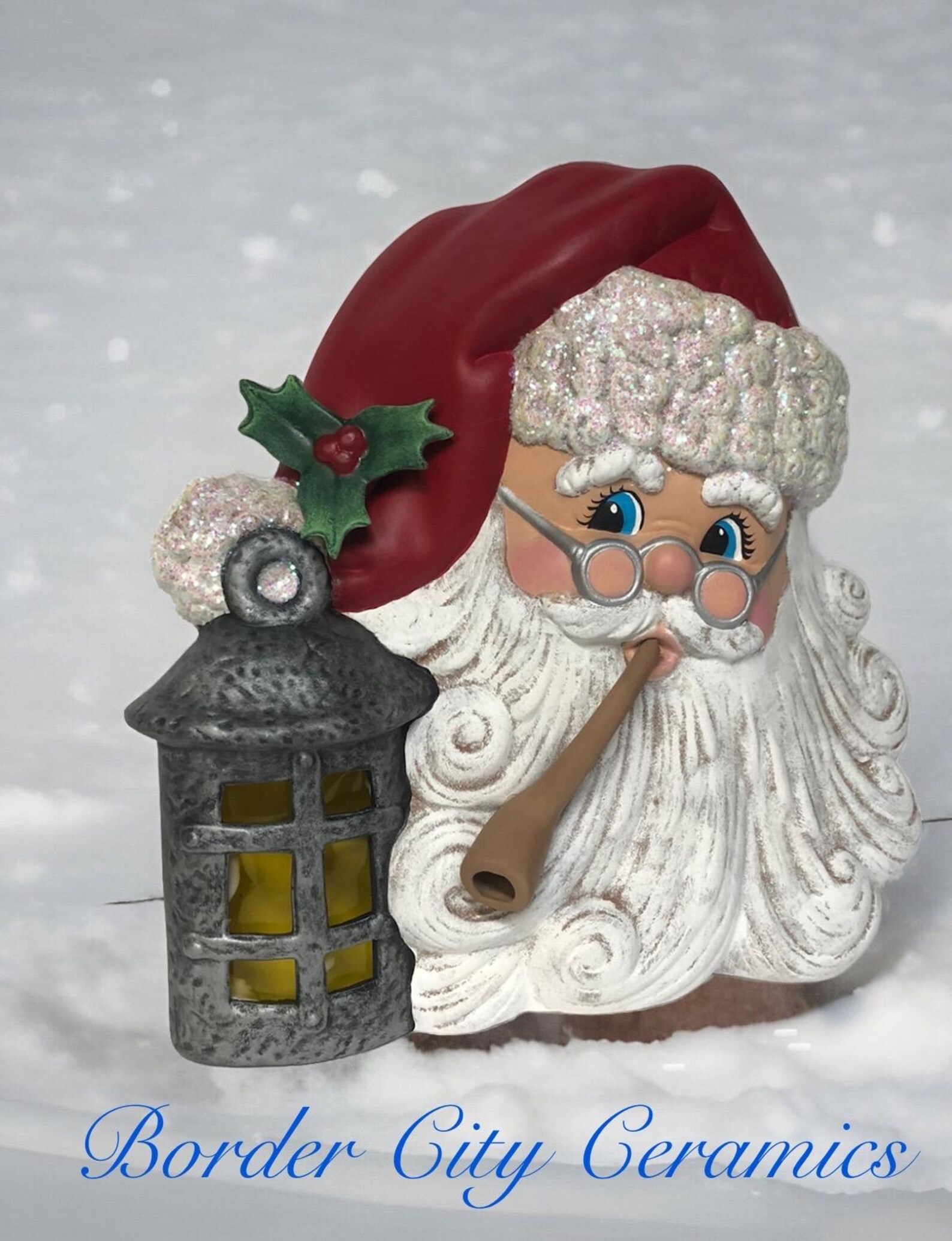 Christmas - Kimple Mold - Light up Santa Claus - 12” Tall - Handcrafted ...