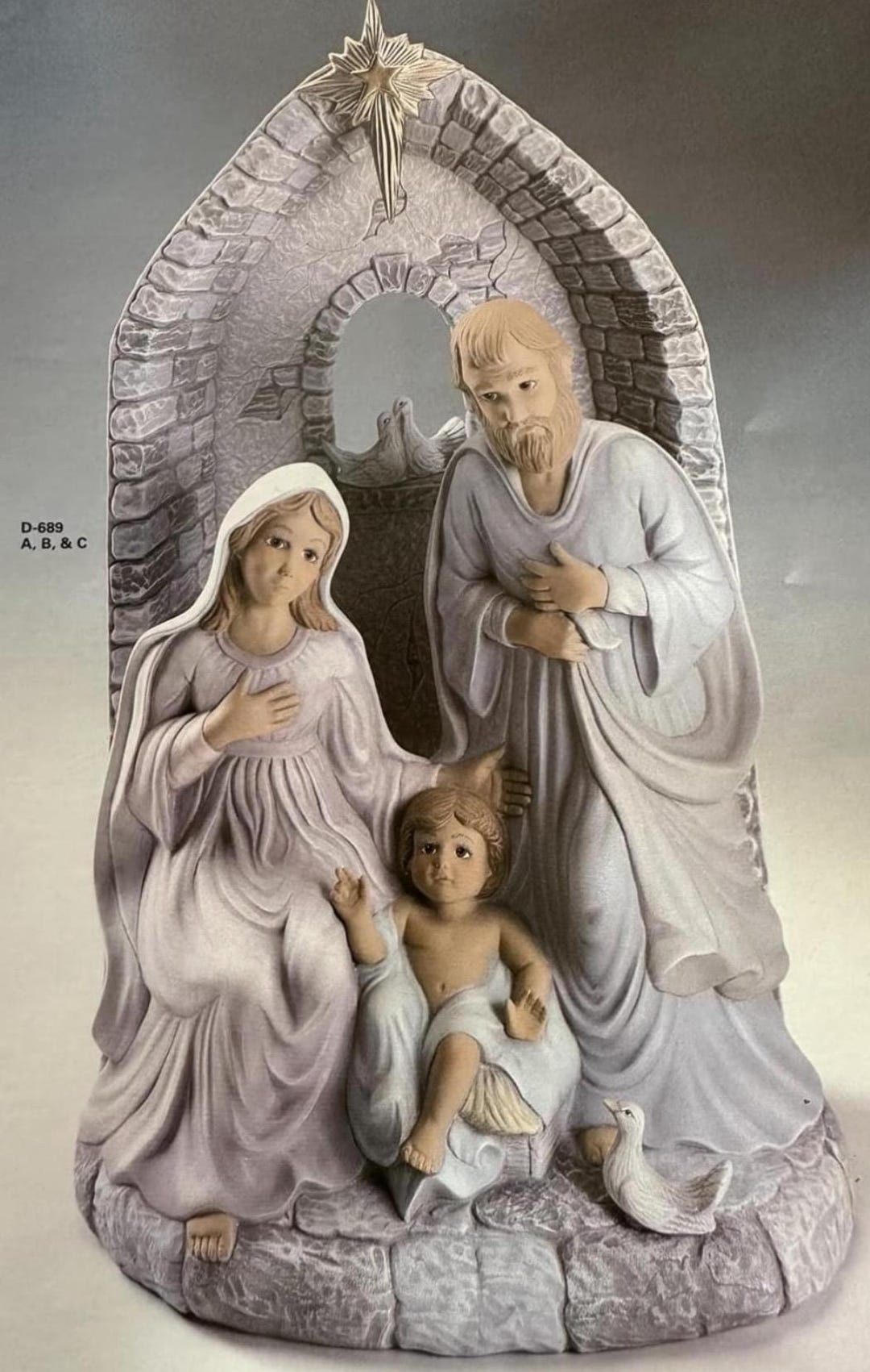 Dona’s Mold - D-689 - A,b,c Included - Ready to Paint - Bisque - Etsy