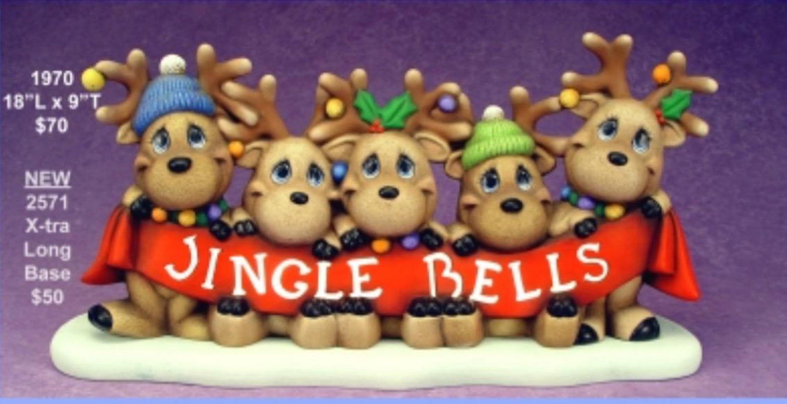 Christmas - Clay Magic - “jingle Bells” Reindeer - 1970 - Ready to ...