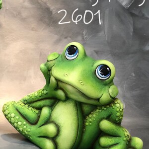Spring - Clay Magic - “wondering Frog” - 2601 - Ready-to-paint - Bisque ...