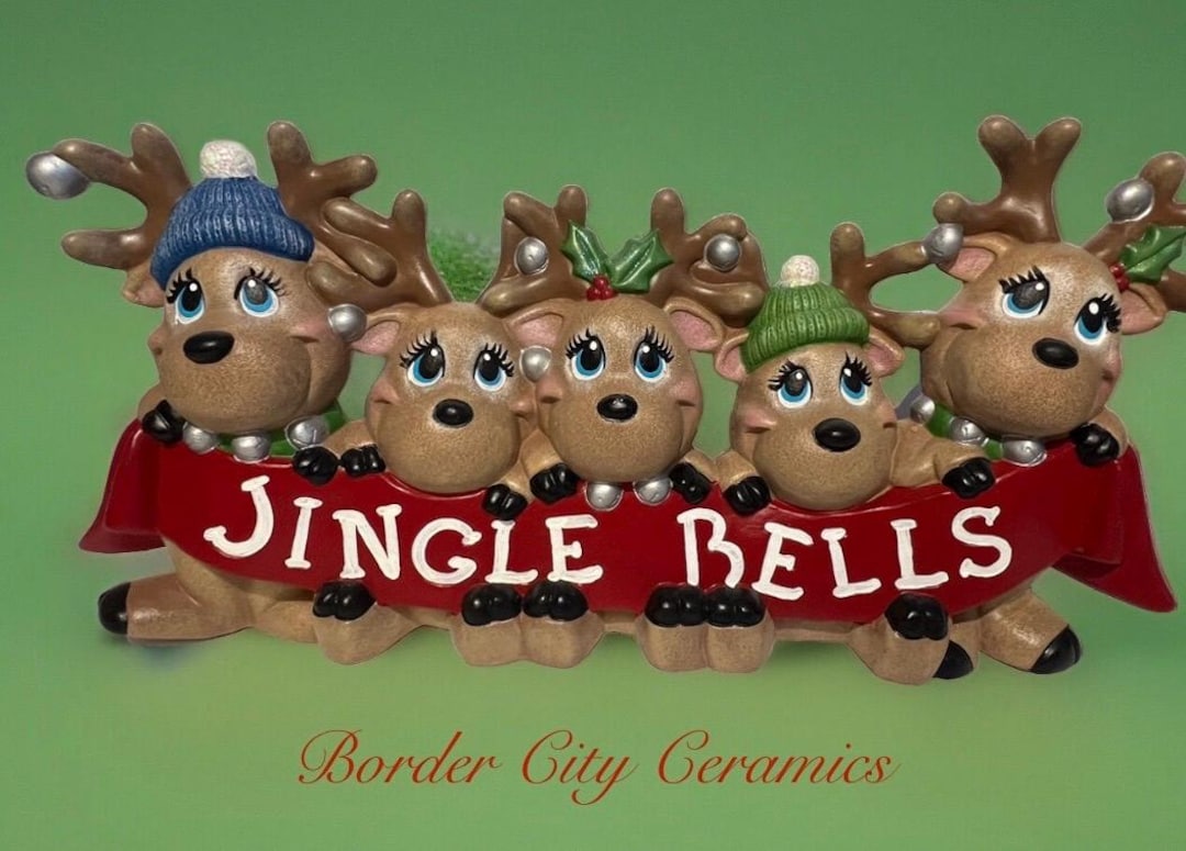 Christmas - Clay Magic - “jingle Bells” Reindeer - 1970 - Ready to ...