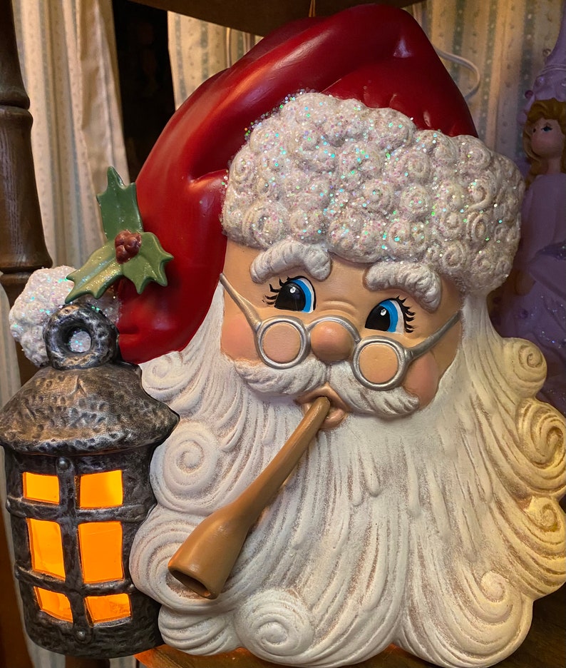 Ceramic Light up Santa Claus Kimple Mold - Etsy