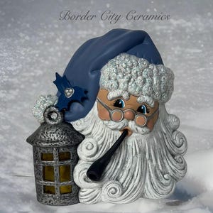 Christmas - Kimple Mold - Ceramic Light up Santa Claus - 12” Tall ...