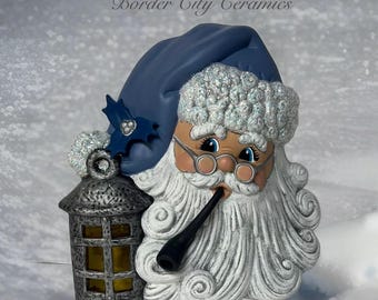 Christmas - Kimple Mold - Light up Santa Claus - 12” Tall - Handcrafted ...