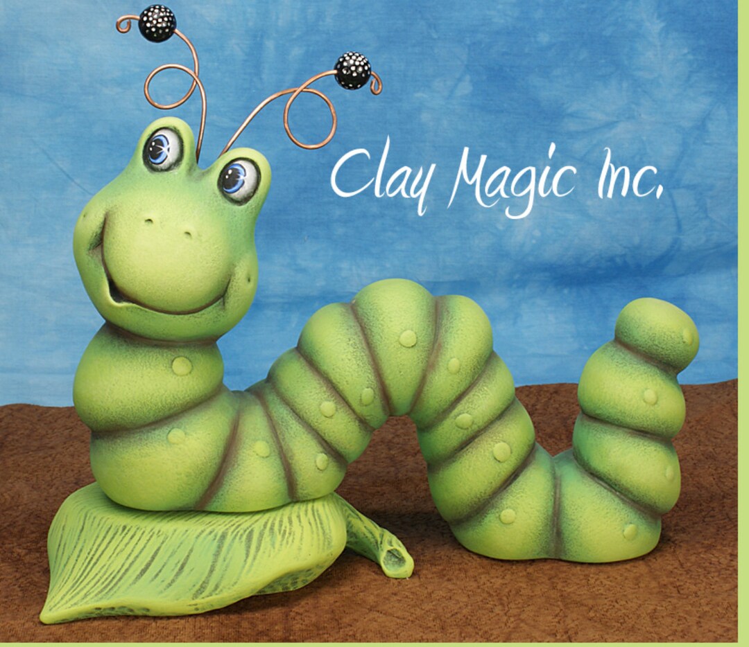 Spring - Clay Magic - “ima Squiggle Worm” - 3646 - Ready-to-paint ...