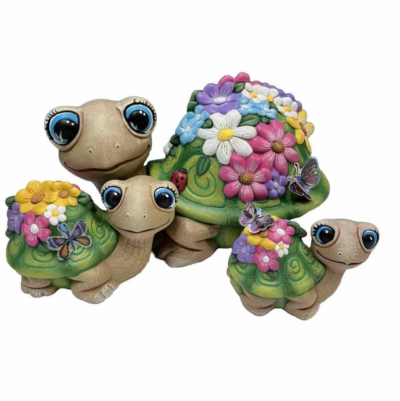 Spring - Clay Magic - “buddy Turtle”- 4”- 4414 - Ready to Paint ...