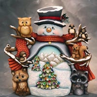 Christmas - Clay Magic - Snowman Head Stack - 2953 - Ready to Paint ...