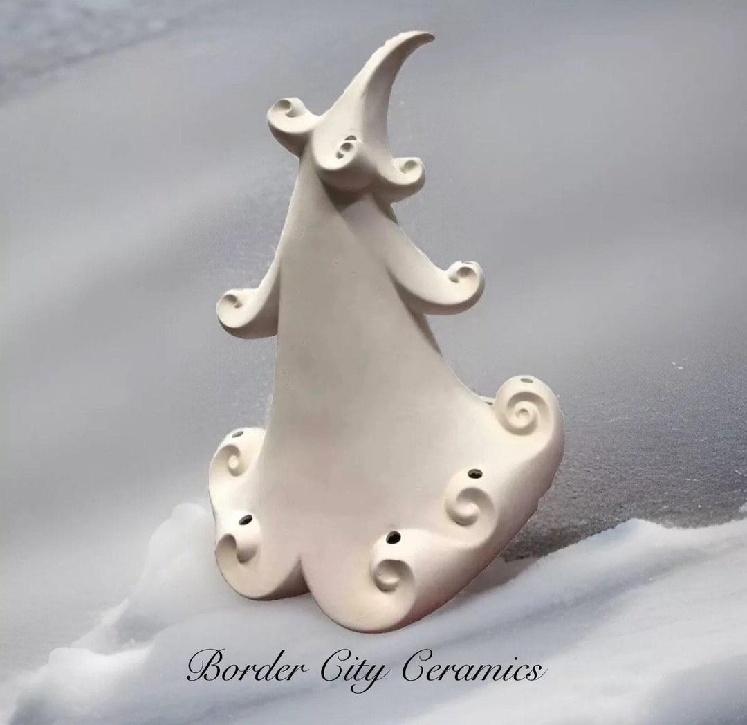 Christmas Trees - the “JOLLY” Tree - Mayco Mold - 12” Tall - Ready to ...