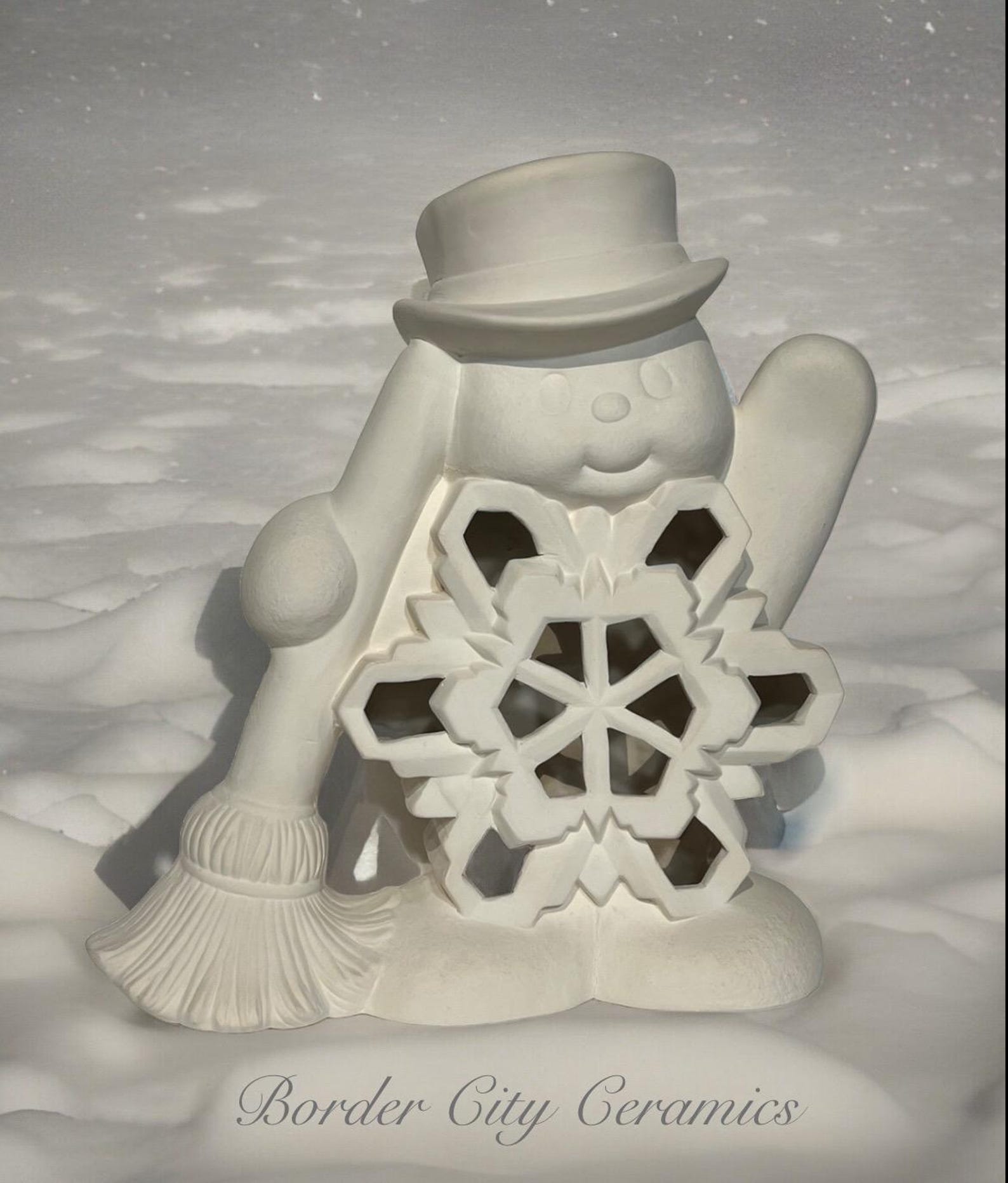 Christmas - Clay Magic - Snowman W/snowflake - 13” - 1120 - Ready to ...