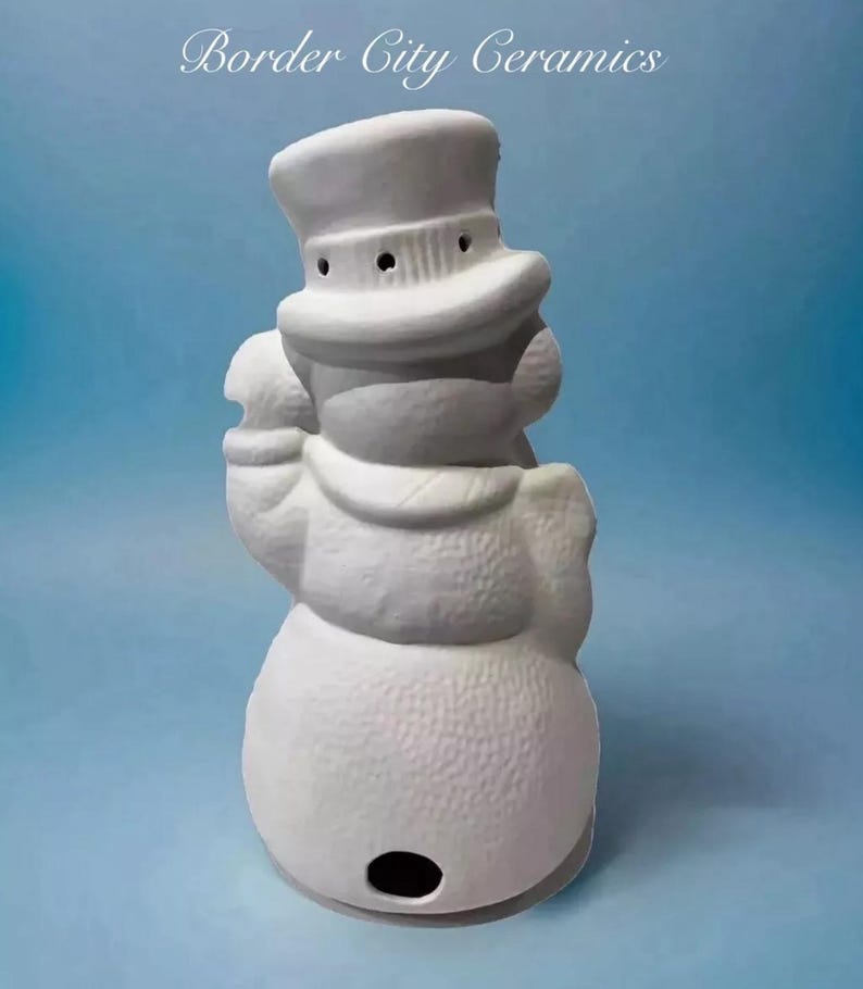 Christmas - Atlantic - Snowman - Ready to Paint - Cutouts - Bisque ...