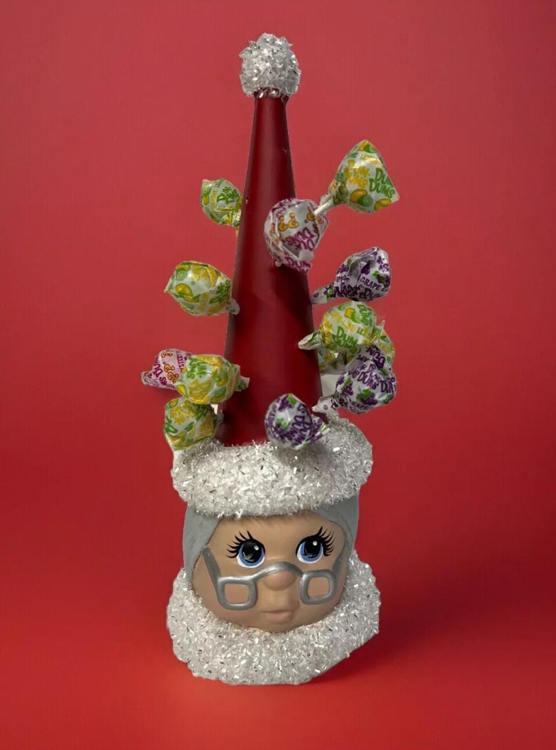 Christmas - Mrs Claus Lollipop Holder - Finished - Handcrafted ...