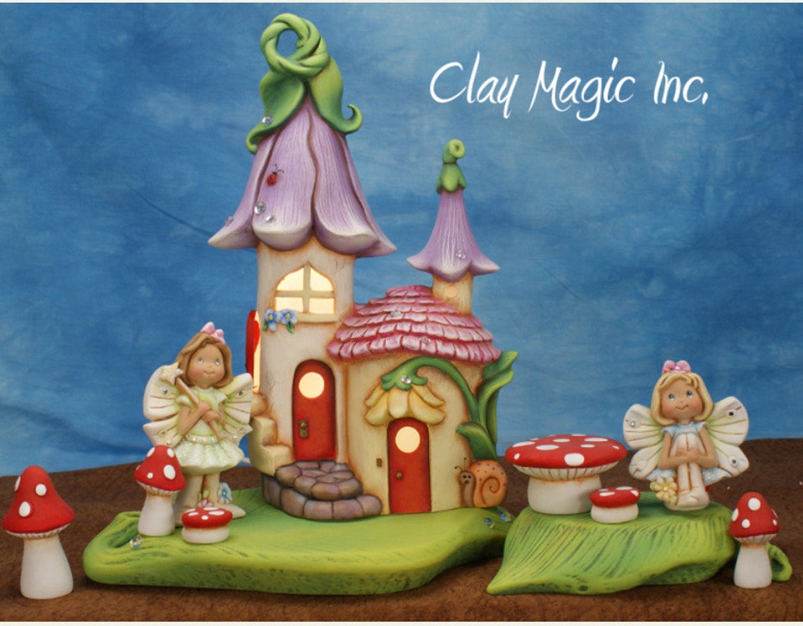 Fairy - Clay Magic - Ferry Bell Flower Manor - 3650 - Ready to Paint ...