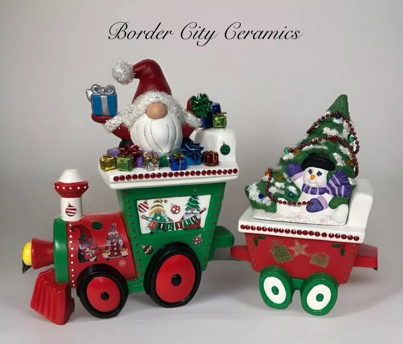 Trains - Clay Magic - Choo Choo W/hopper - 4397 - 4398 - Handcrafted ...