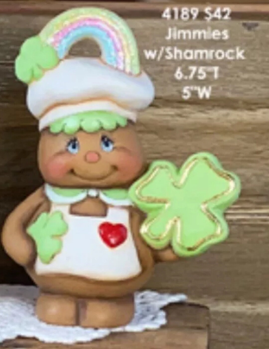 Gingerbreads - Clay Magic - Gingerbread - “jimmies With Shamrock ...
