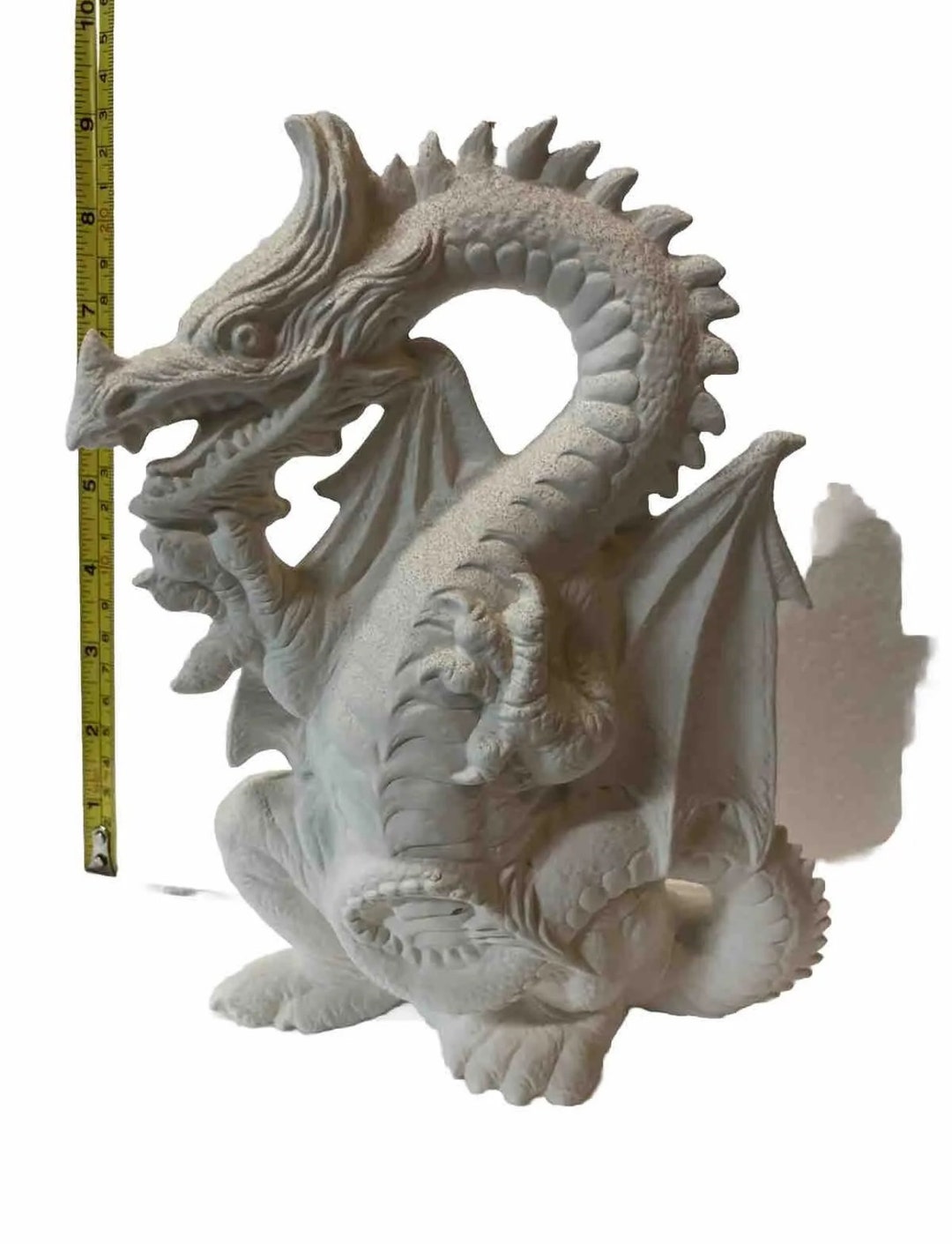 Ceramic Dragon Bisque Ready to Paint 9 Tall - Etsy