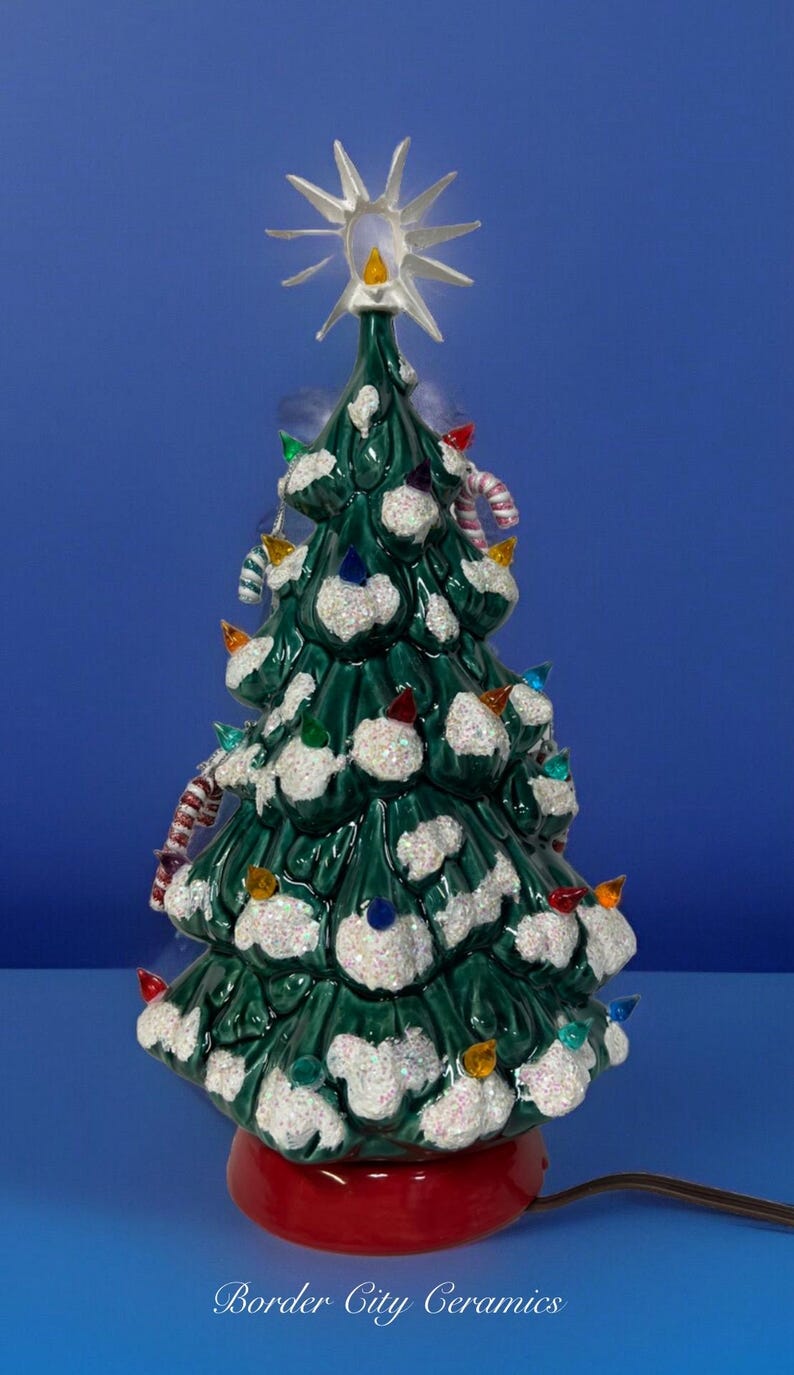 Christmas Trees - Kimple - Finished - 12” Tall - With Base ...