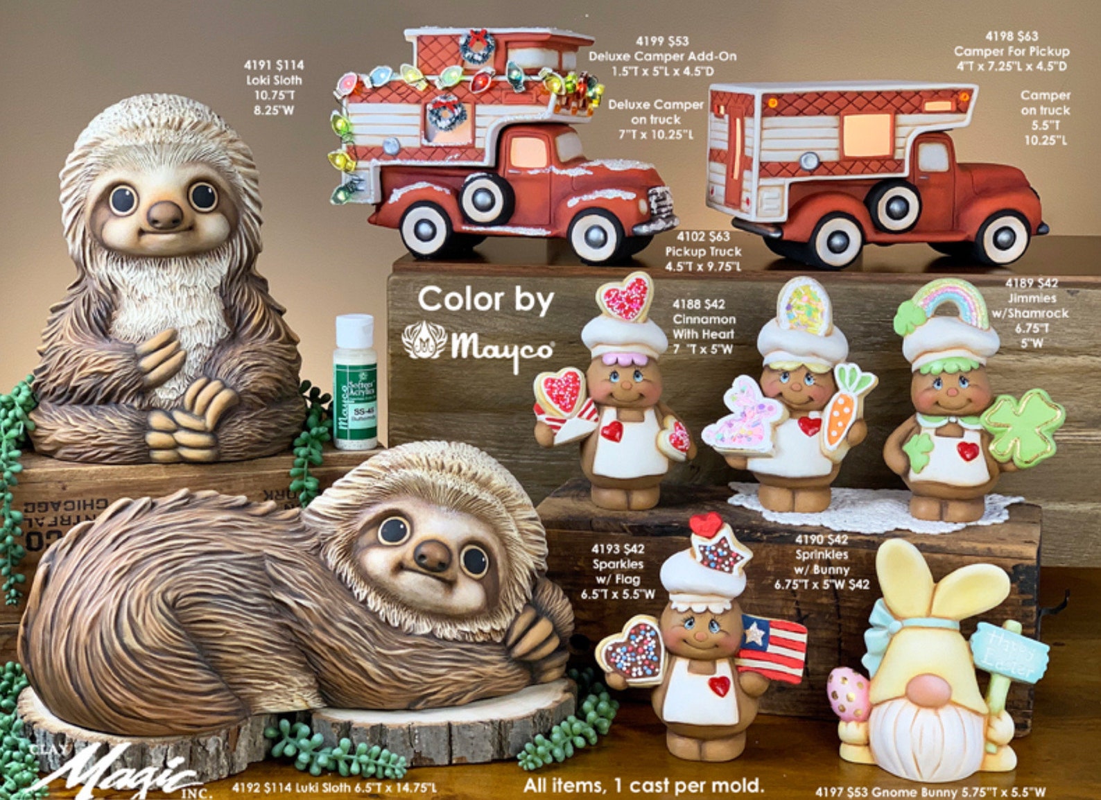 Gingerbreads - Clay Magic - Gingerbread - “cinnamon With Heart”- Ready ...