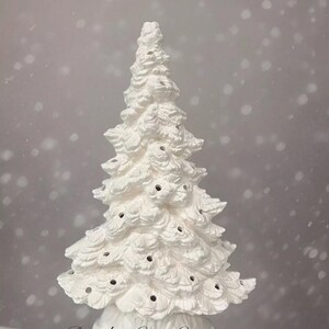 Christmas Trees - Tampa Bay W/base - Ready-to-paint - 168AB - Bisque ...