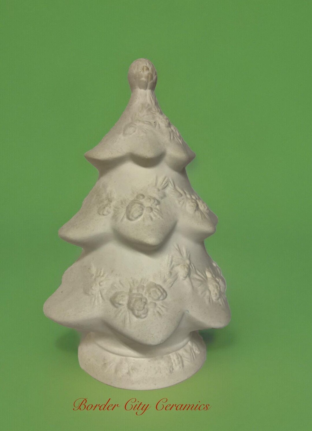 Christmas Trees - Vintage - Macky - 8.5” Tall - Ready-to-paint - Bisque ...