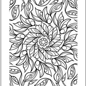 Beautiful Fun Mandala Digital Coloring Pages | Printable - Etsy