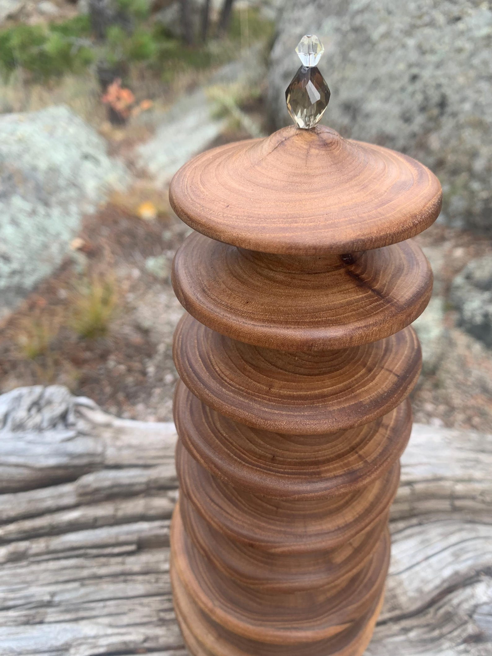 Wooden Hand-turned Small Christmas Tree. - Etsy