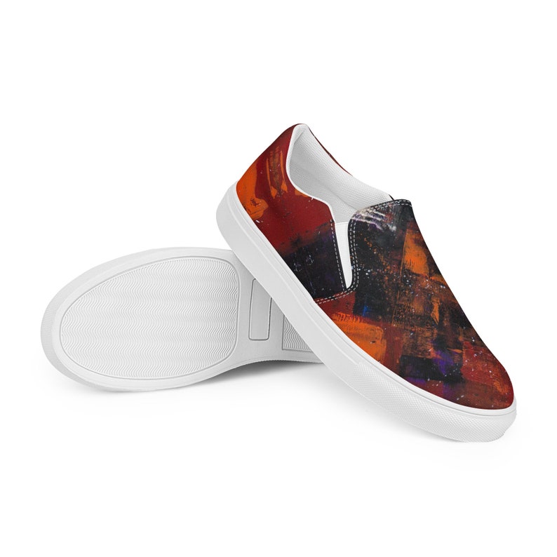 Men’s Original Art Slip-on Shoes, Art Portrait Shoes, Custom Art ...