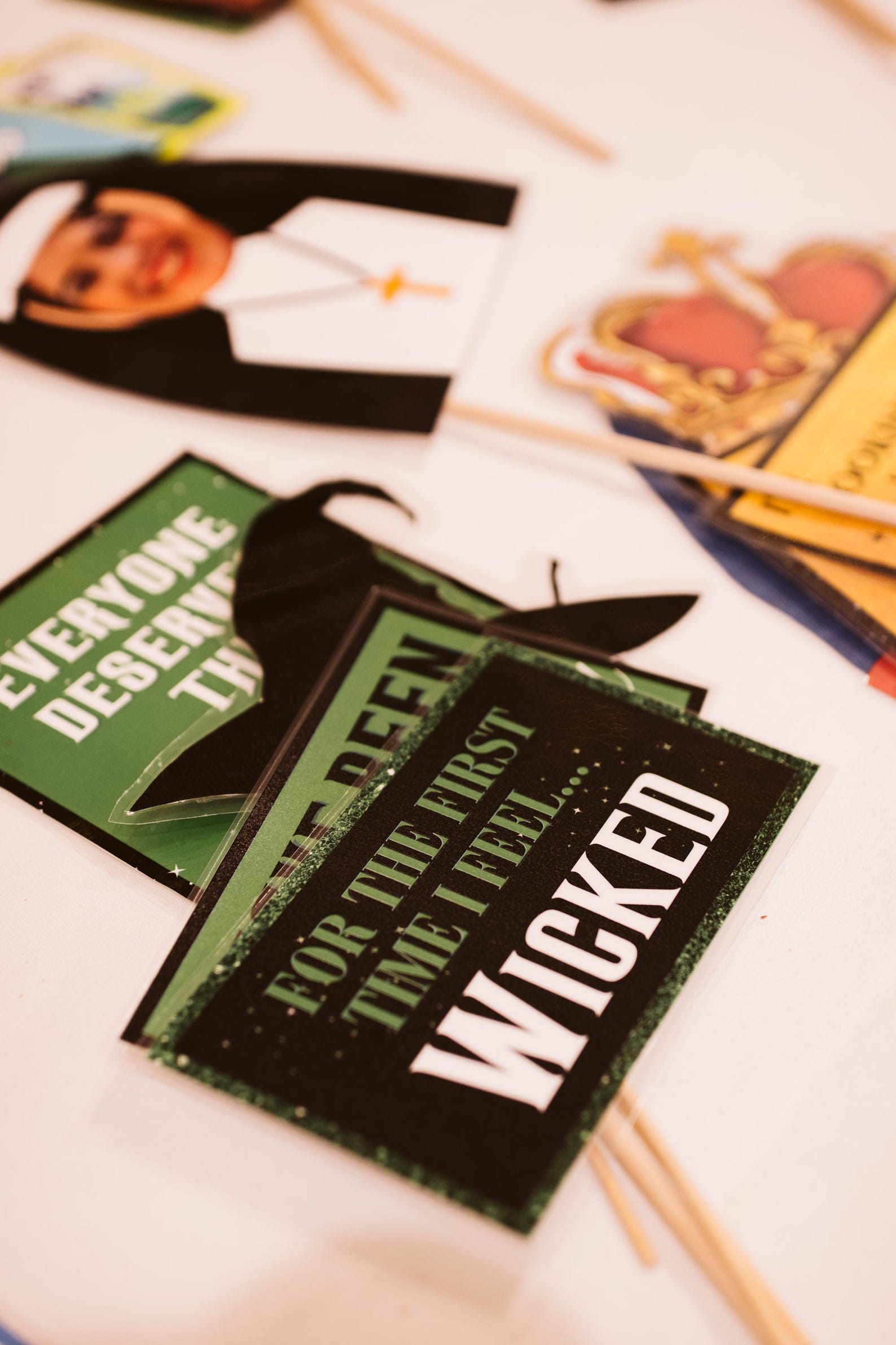 WICKED Stickers Photo Booth Props Poster Wall Art / Instant Download ...