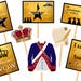 HAMILTON Photo Booth Props Stickers Poster Wall Art / Instant Download ...