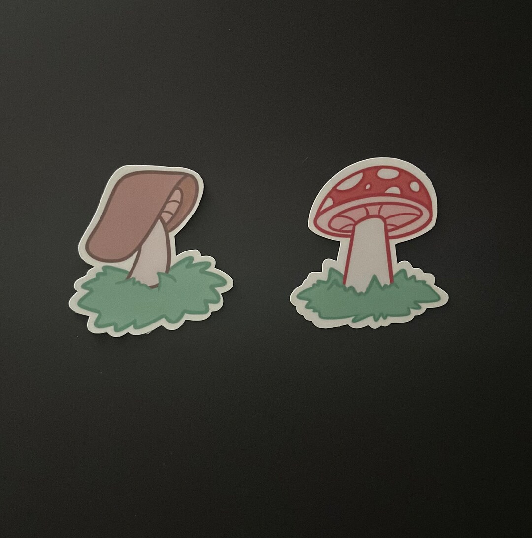 Cute Mushroom Stickers - Etsy