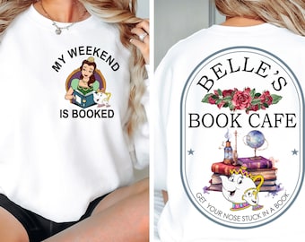 Retro Belle's Book Shop Svg Png, Belle's Book Club Svg, Tale as Old as ...