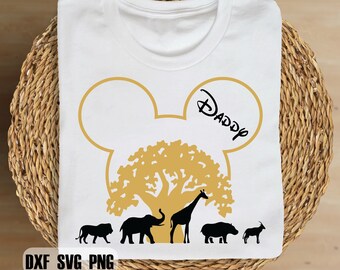 Animal Kindom Bundle Svg, Family Safari Tour Svg, Leopard Mouse Head ...