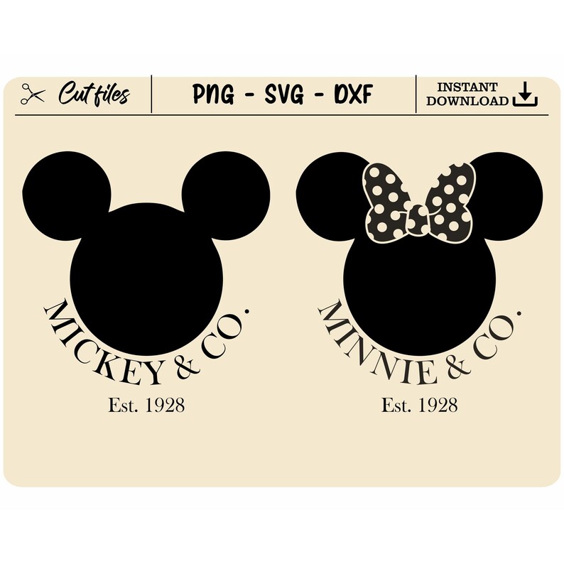 Mickey and Friends Svg, Mickey Co Svg, Png Instant Download, Printable ...