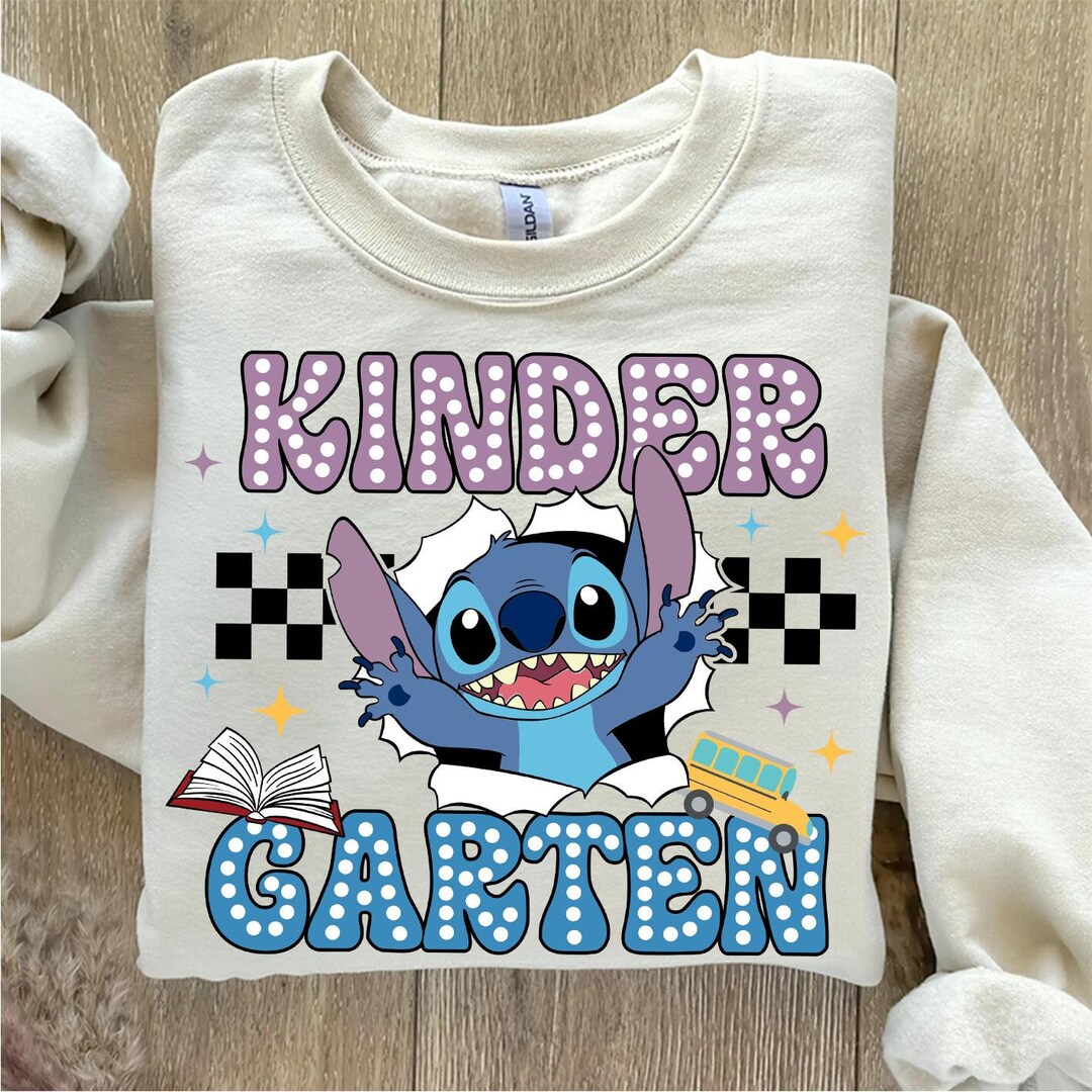 Retro Stitch Back to School Png Svg, Kindergarten, First Day of School ...