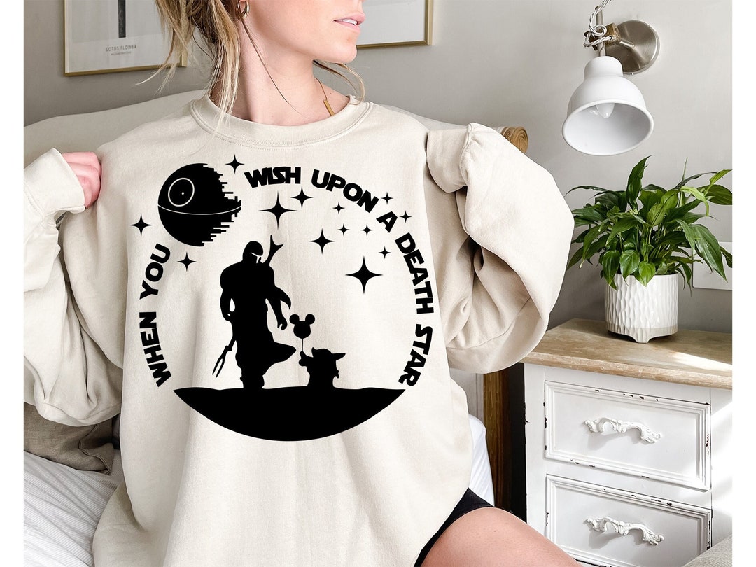 When You Wish Upon Death Star Svg, Mandolorian Svg, Baby Yyoda Svg ...
