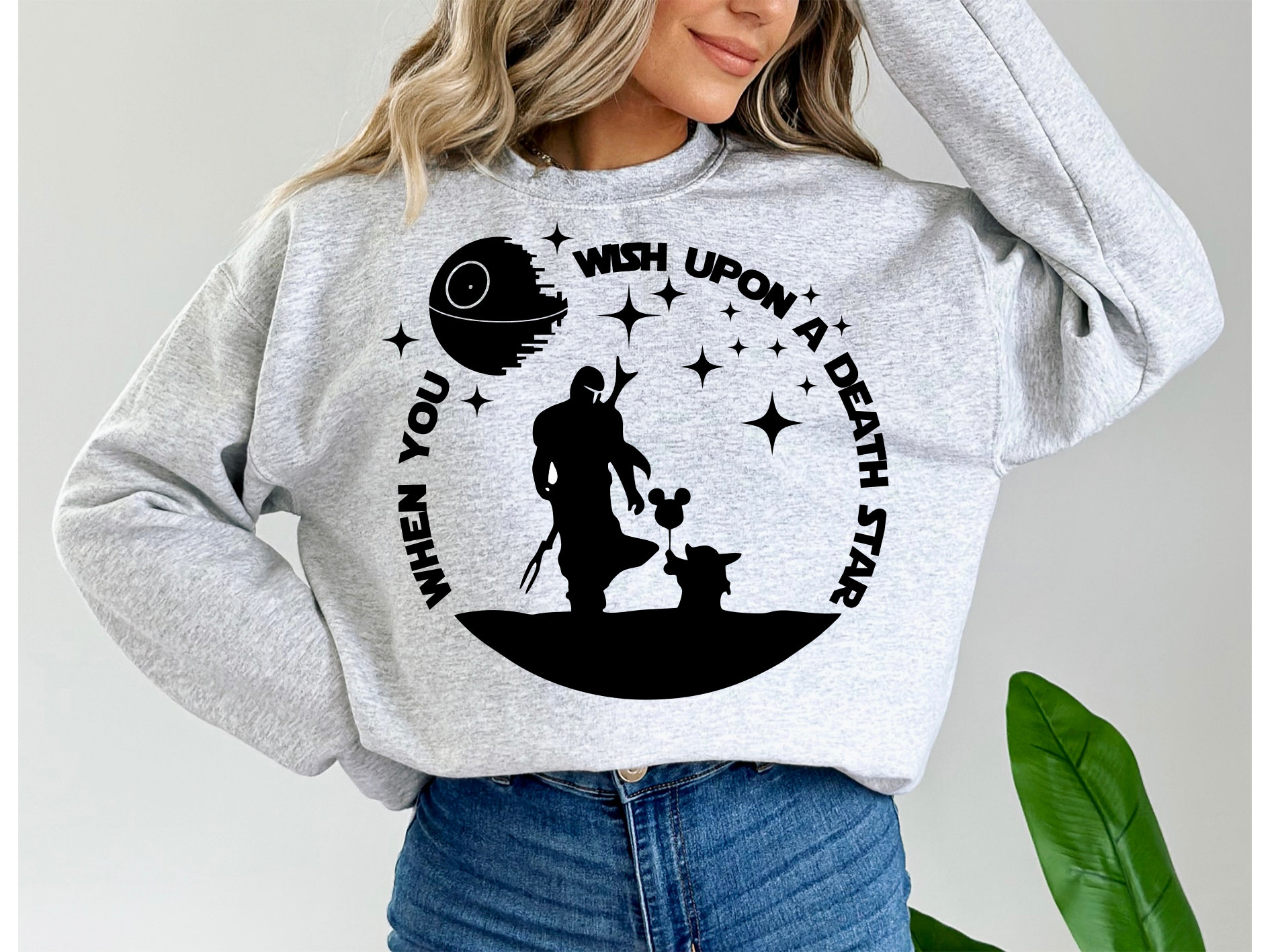 When You Wish Upon Death Star Svg, Mandolorian Svg, Baby Yyoda Svg ...