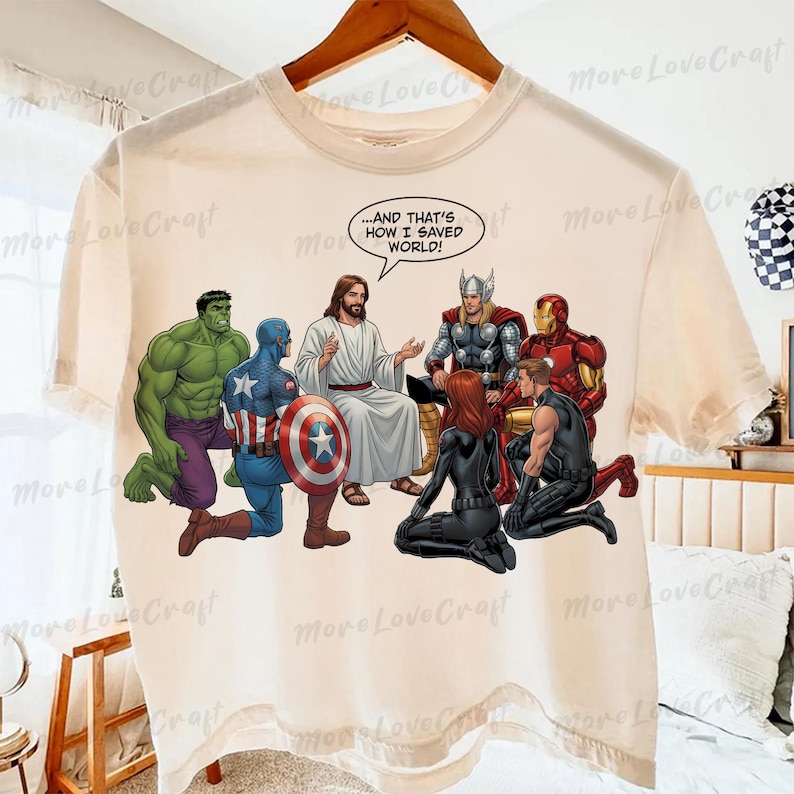 Jesus Superhero PNG: Funny Christian Design (digital Download) - Etsy