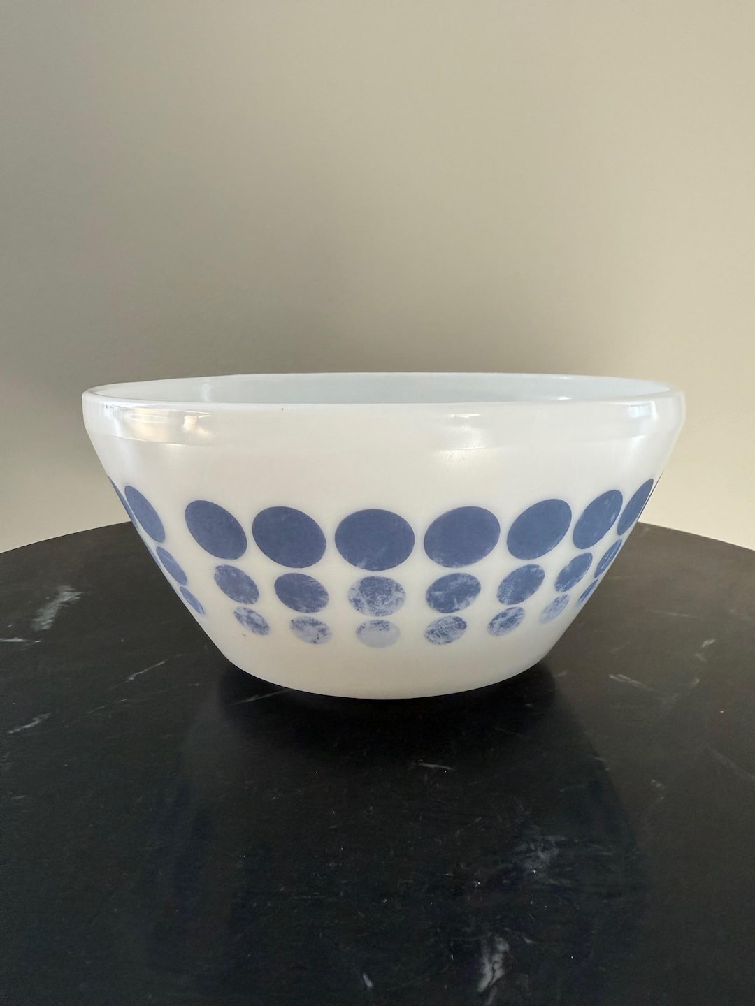 Vintage Pyrex Blue Dots Mixing Bowl 10C/2.3L - Etsy