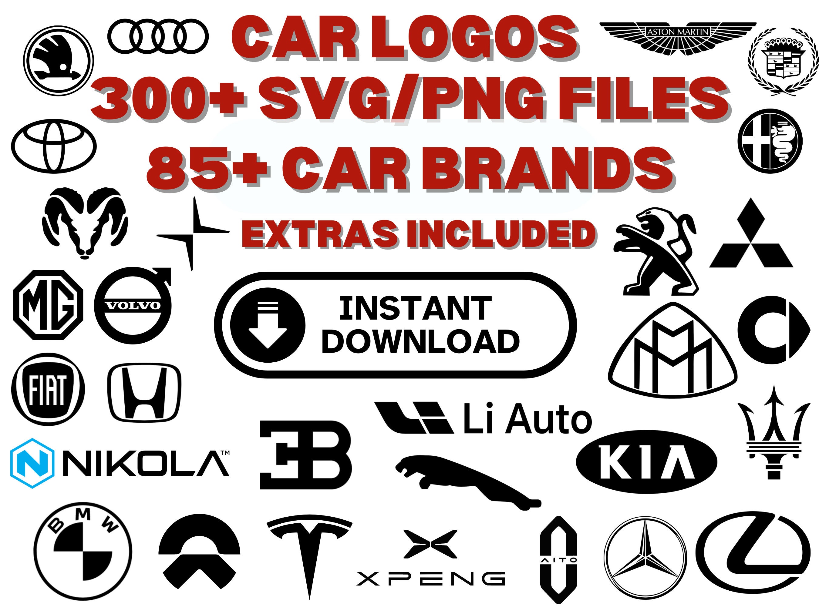 I Car Logo Vector