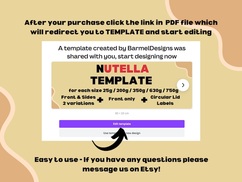 Editable Nutella Mega Template Digital MRR - Personalise & Customise ...