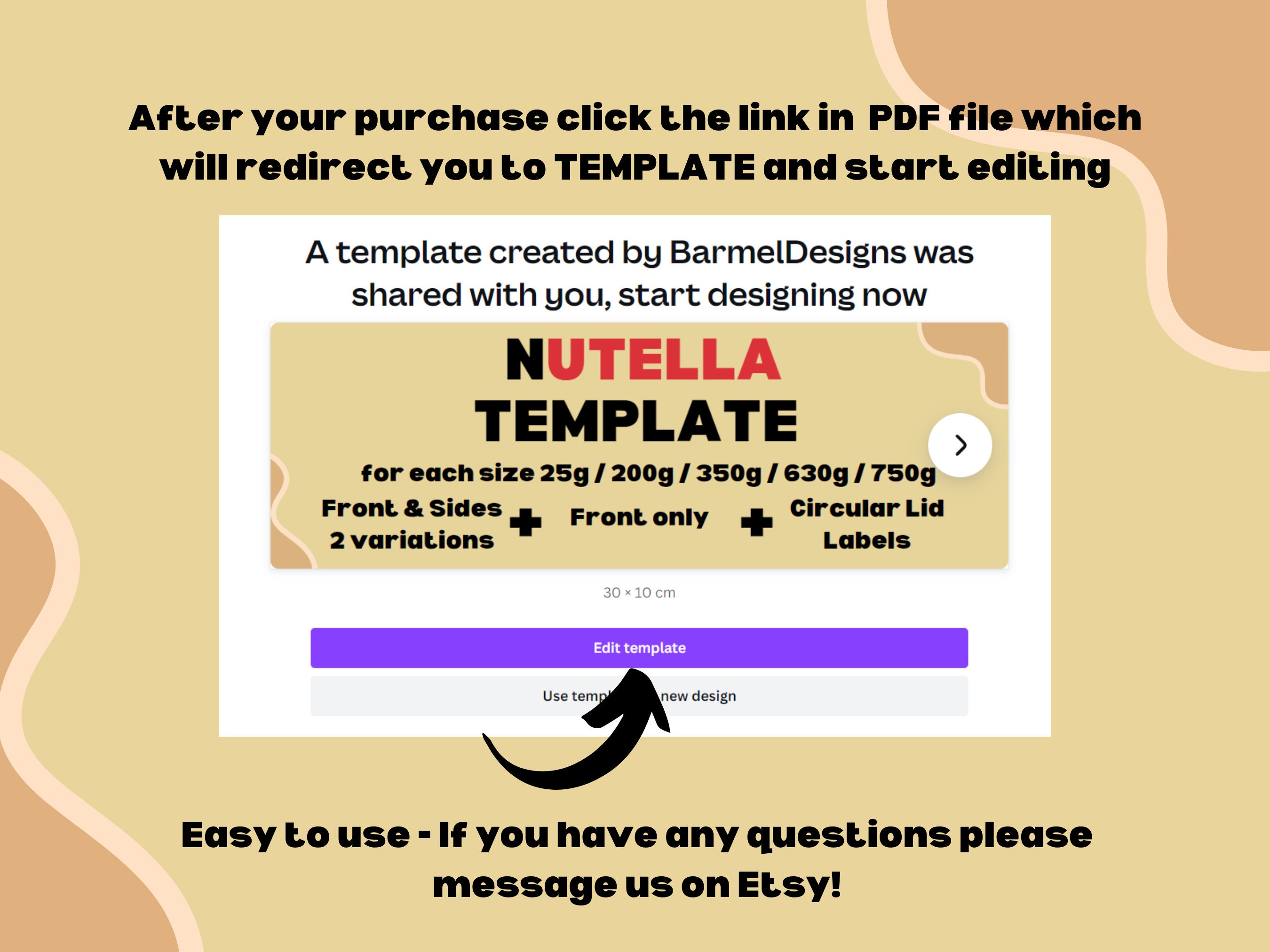 Editable Nutella Mega Template Digital MRR - Personalise & Customise ...