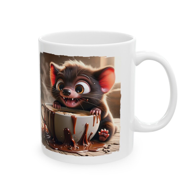 Tasmanian Devil Coffee Mug: Animated Cartoon Taz Mug - Etsy