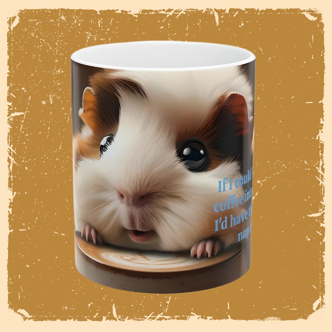 Cute Guinea Pig Mug Cute Guinea Pig Mug for Guinea Pig Lover Mug for ...