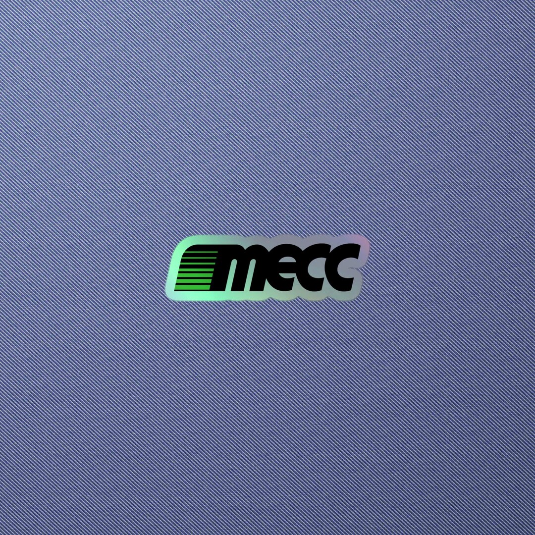 MECC Logo Holographic Sticker - Etsy
