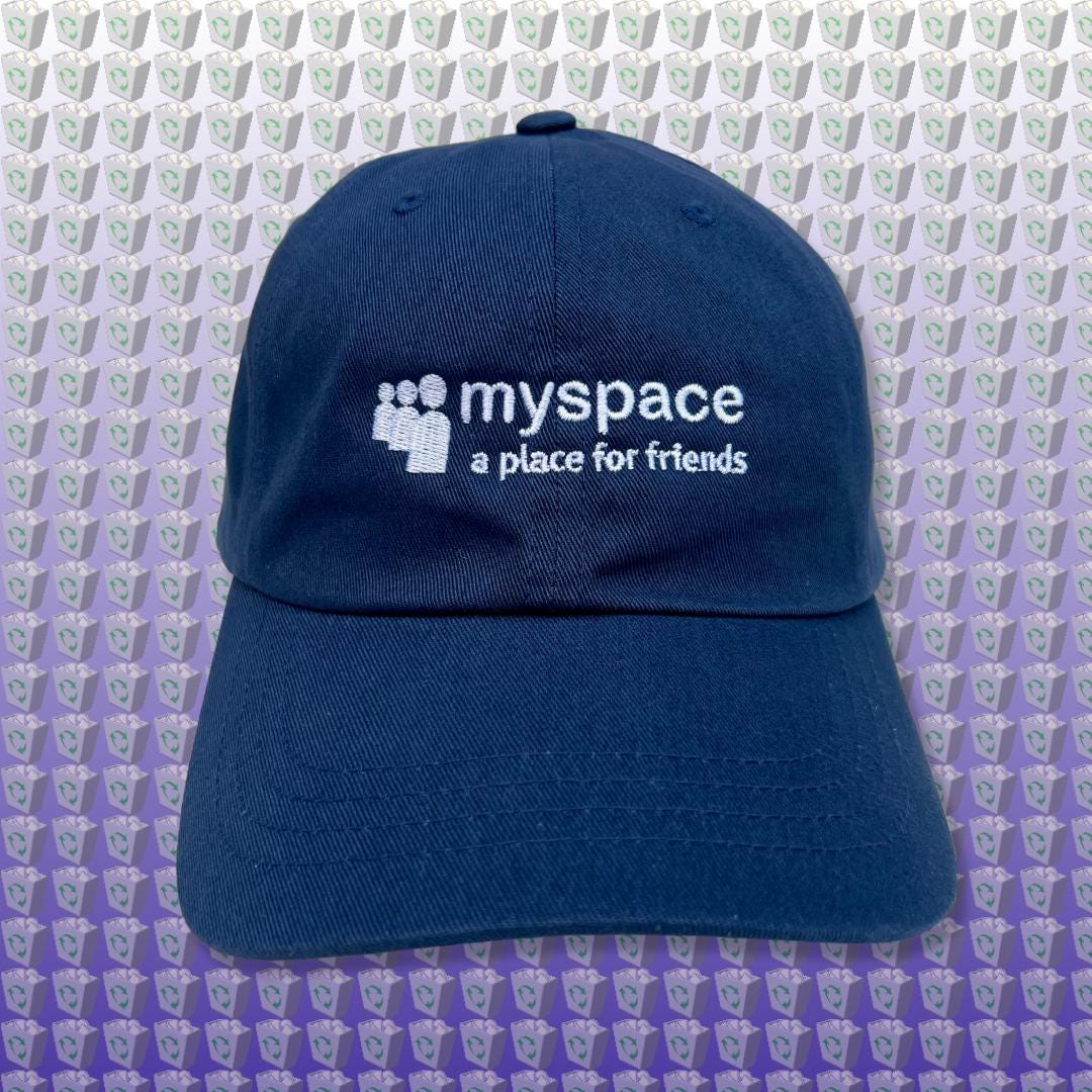 Myspace Hat - a Place for Friends - Etsy