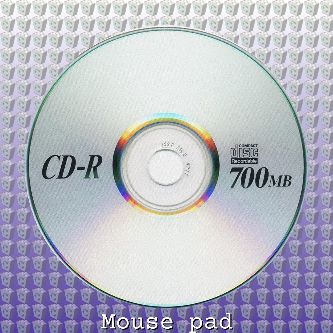 CD-R Round Mouse Pad - Etsy