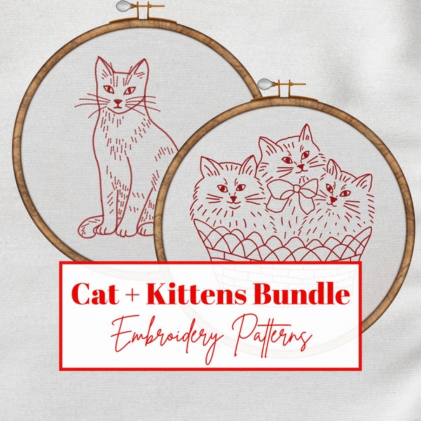 Redwork Pattern - Etsy